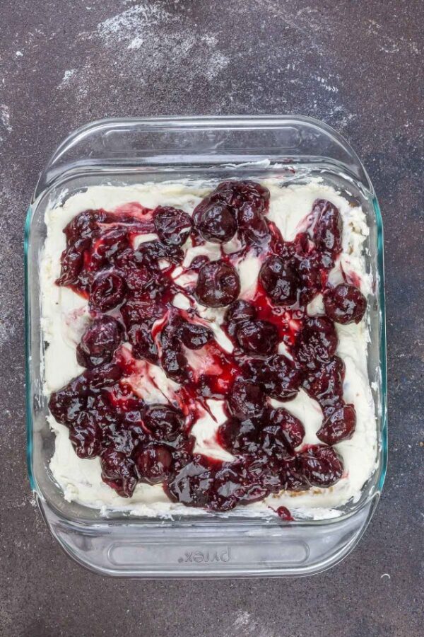 No Bake Cherry Cheesecake Icebox Cake + Recipe VIDEO