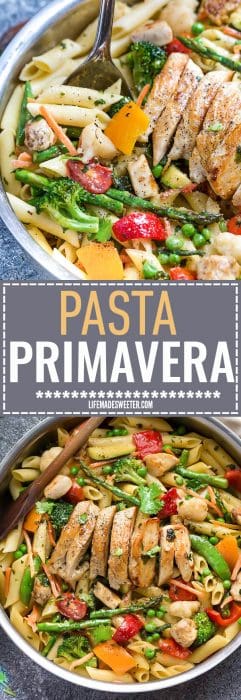 Pasta Primavera + Video