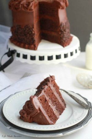 Ultimate Triple Chocolate Layer Cake – The best triple layer chocolate ...